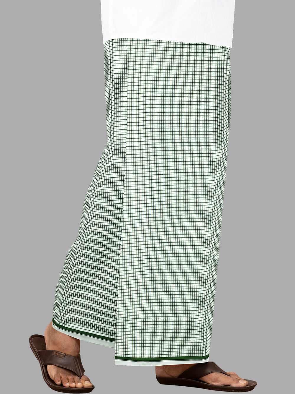 Ramraj Men Assorted Colour Cotton Lungi Rainbow 2.25M