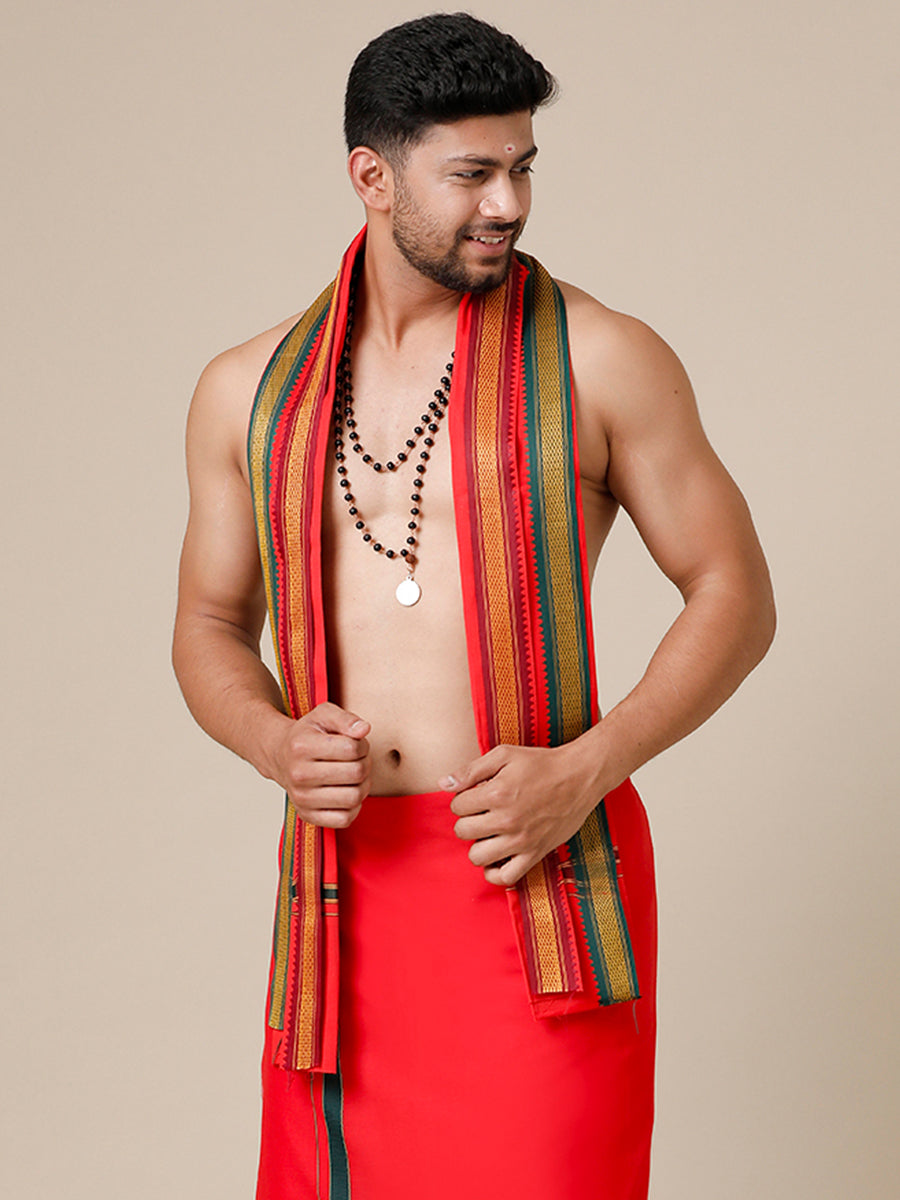 Home All products Devotional Gandarva Angavasthiram Red