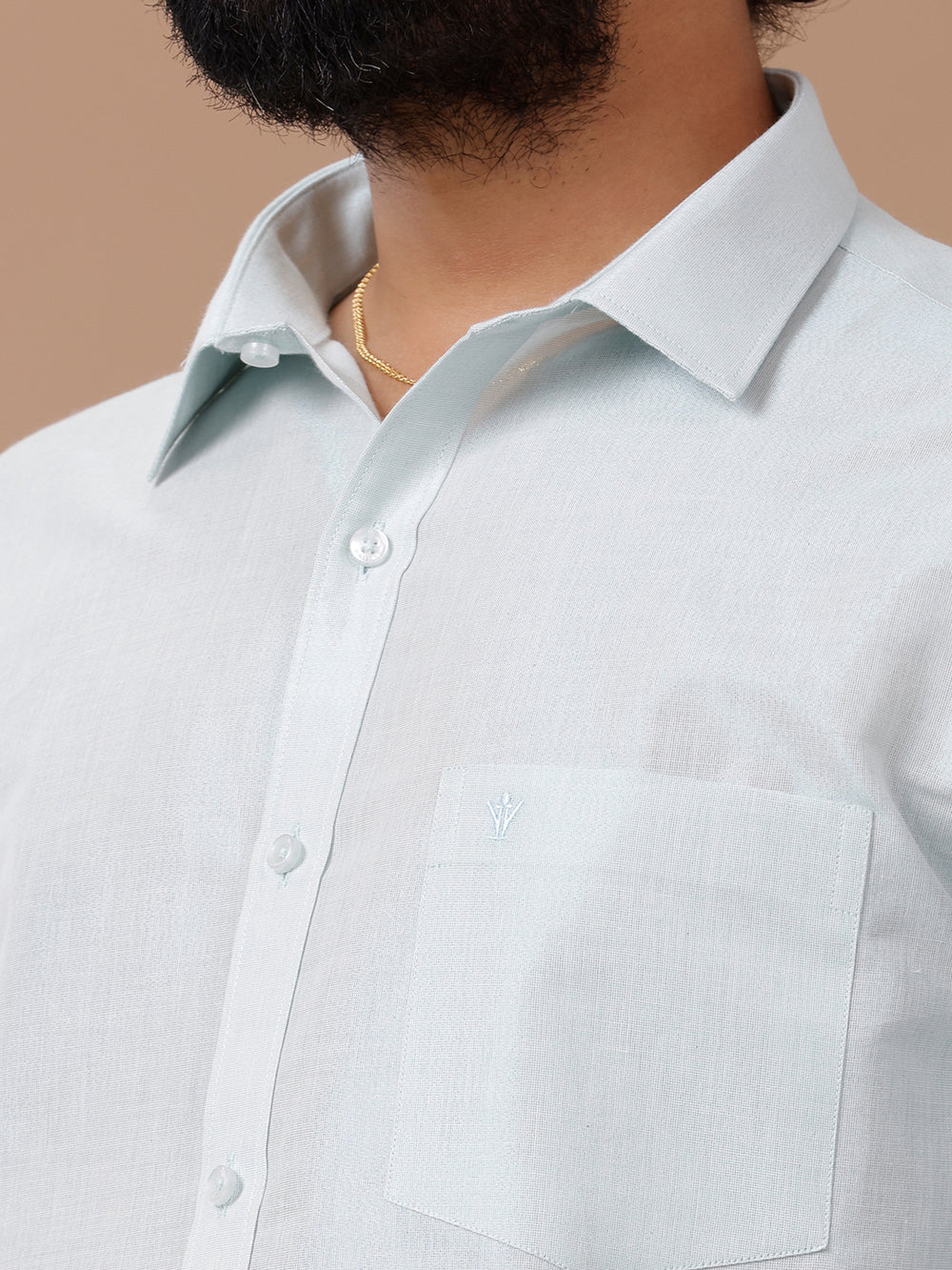 Home All products Men Tissue Cyan Dhoti &Full Sleeves S...