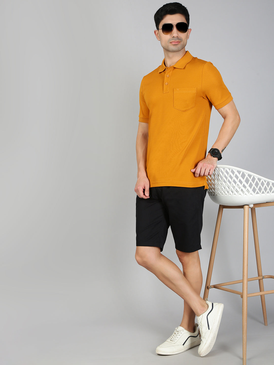 Home All products Men 100% Combed Cotton Golf Boxer Sho...