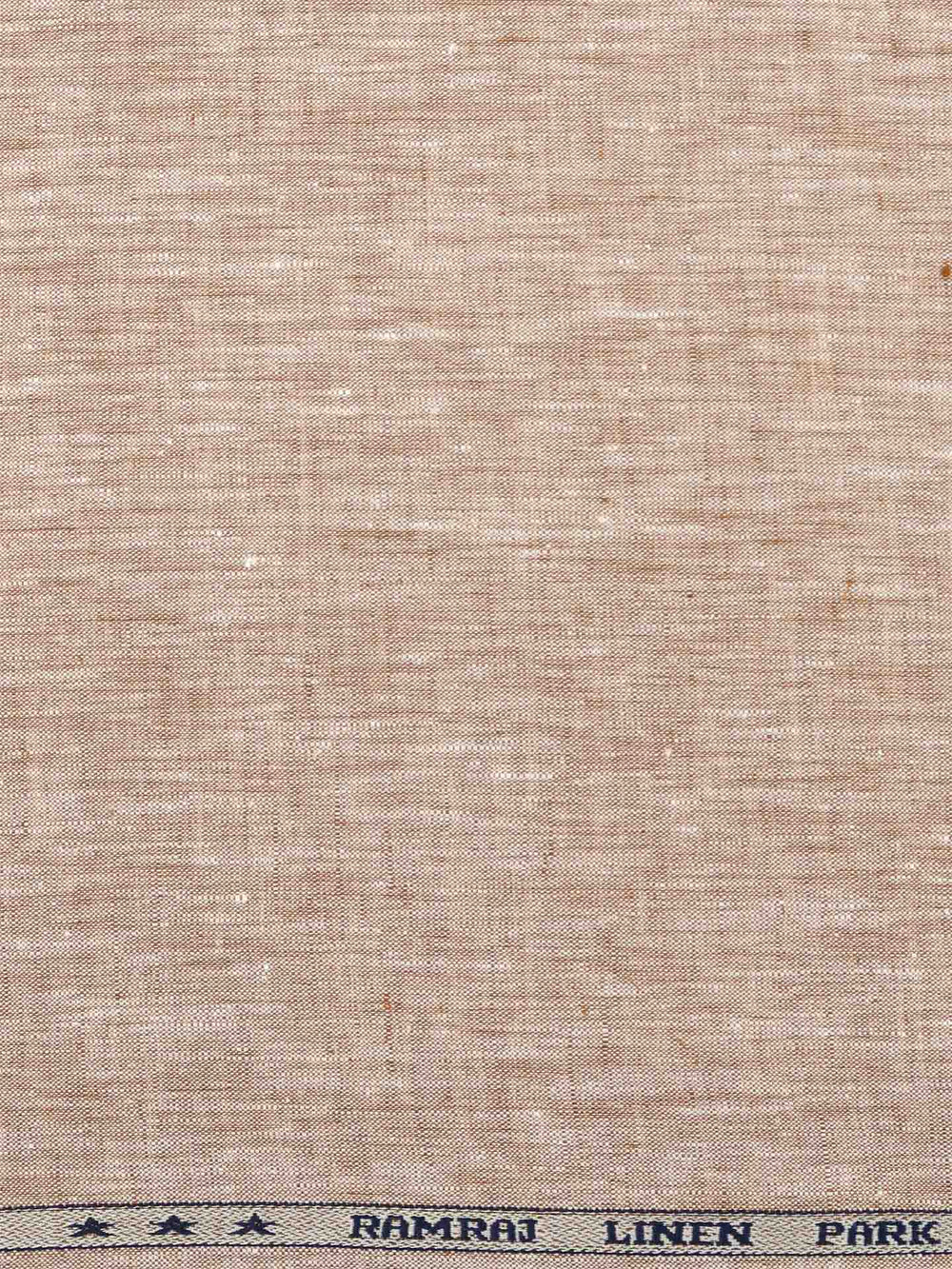 Ramraj Linen Brooks Suiting Self Design Fabric Sandal Colour