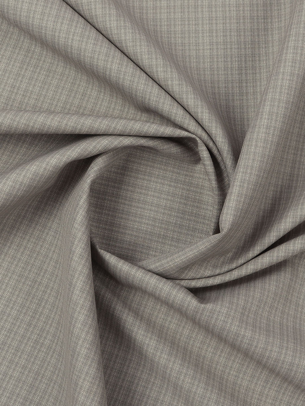 Ramraj Cotton Checked Super Stretch Grey Suiting Fabric-Chronicle