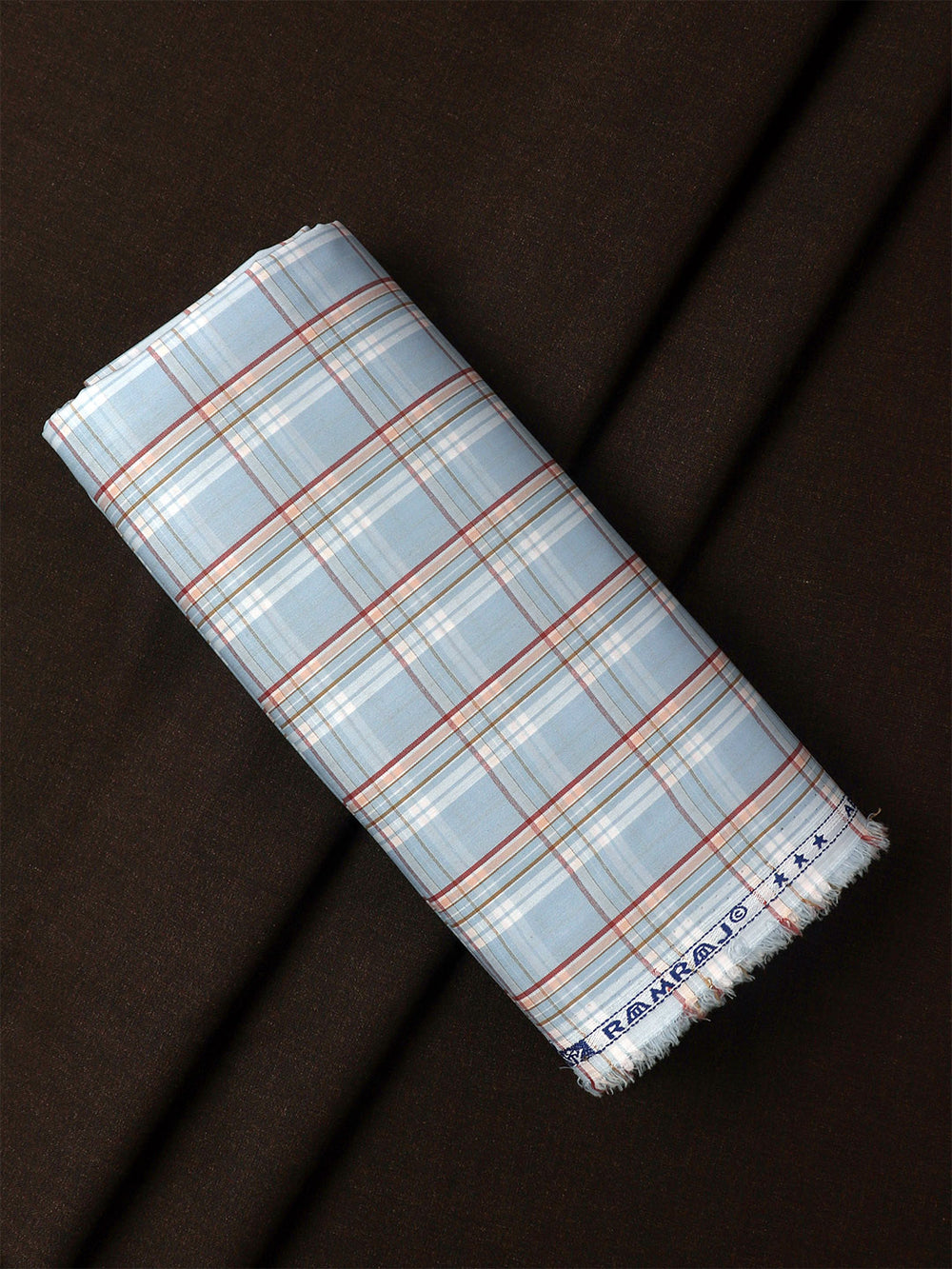 Ramraj Men Cotton Checked Shirting & Suiting Gift Box EM17