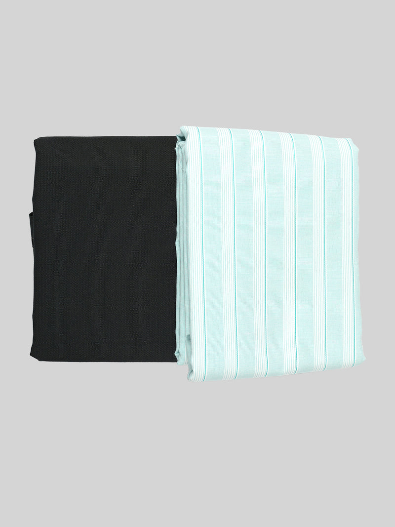 Ramraj Mens Cotton Striped Shirting & Suiting Gift Box GL130