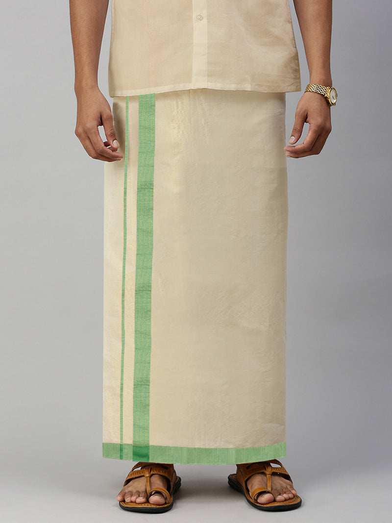 Buy Men's Tissue Jari Dhotis Online | Best Mens Tissue Jari Dhoti/Vesti ...