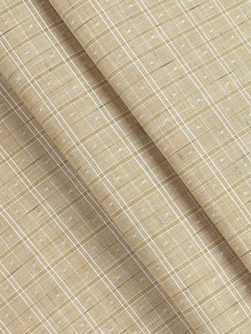 Ramraj Men Cotton Rich Checked Shirt Fabric Sandal Galaxy Art