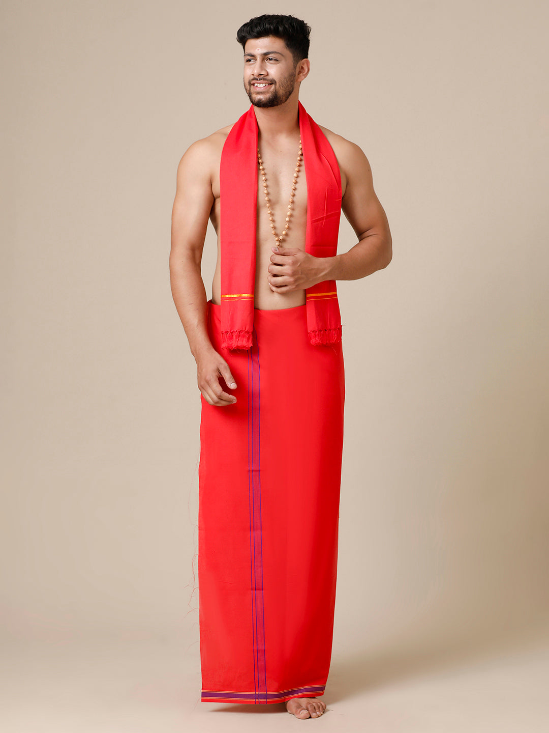 Buy Colour Dhotis Online | Shop for Best South Indian Colour Dhoti ...