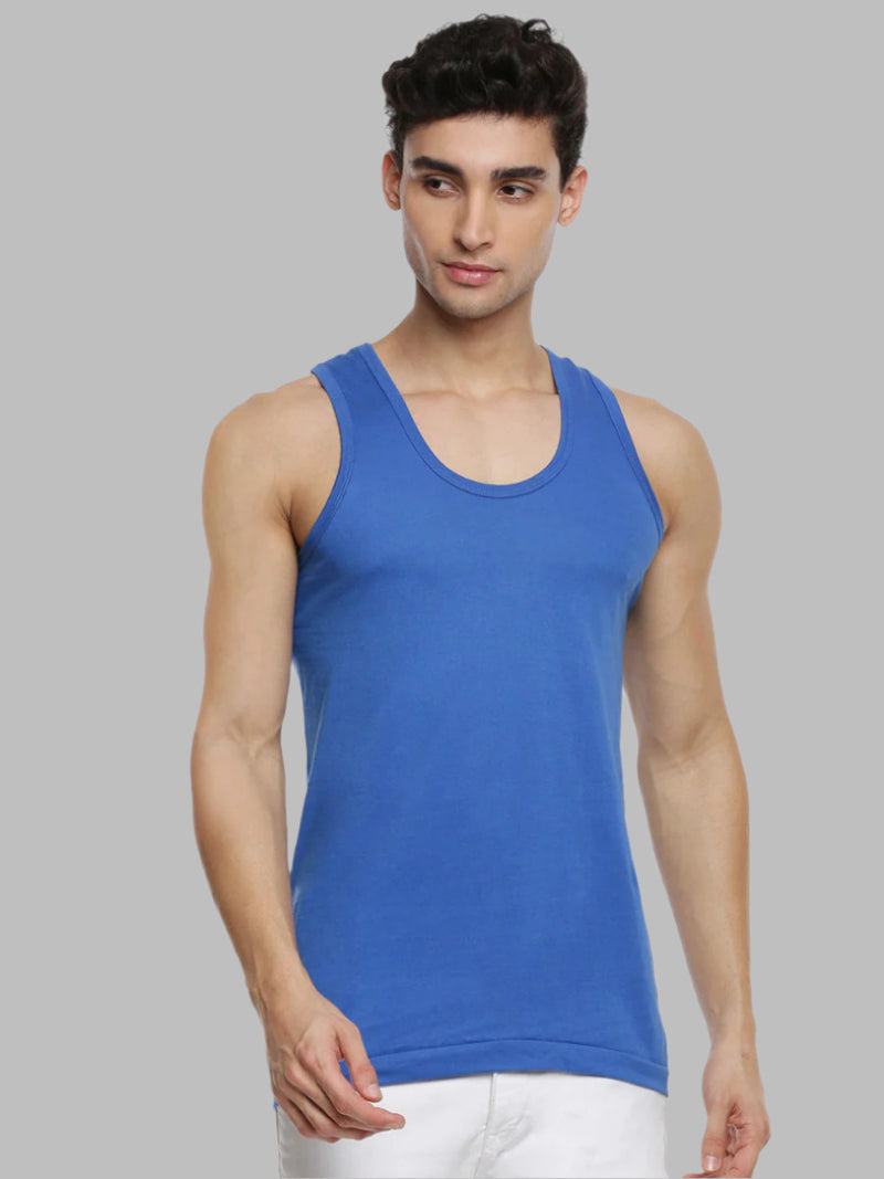 Ramraj Men Assorted Fine Cotton Vest RN Sukra (2 PCs Pack)