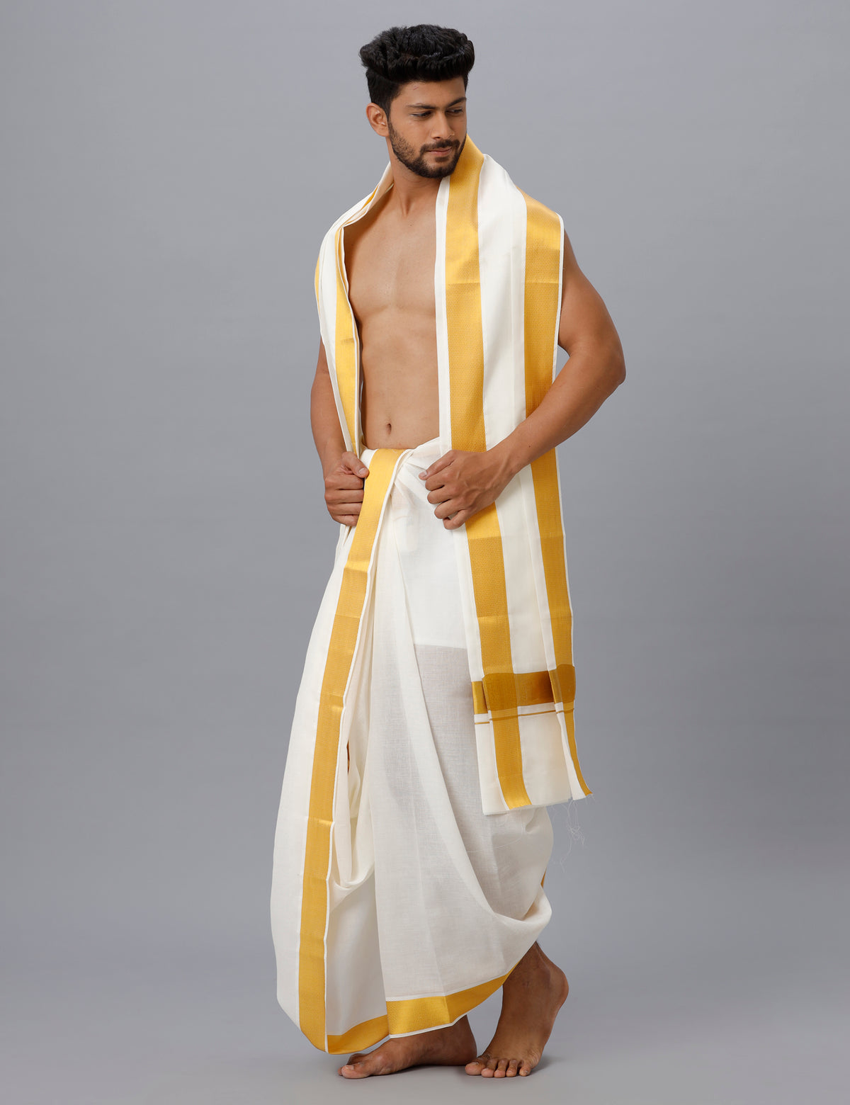 Ramraj Panchakacham with Angavasthram Udayagiri Cream 100K (10+6)